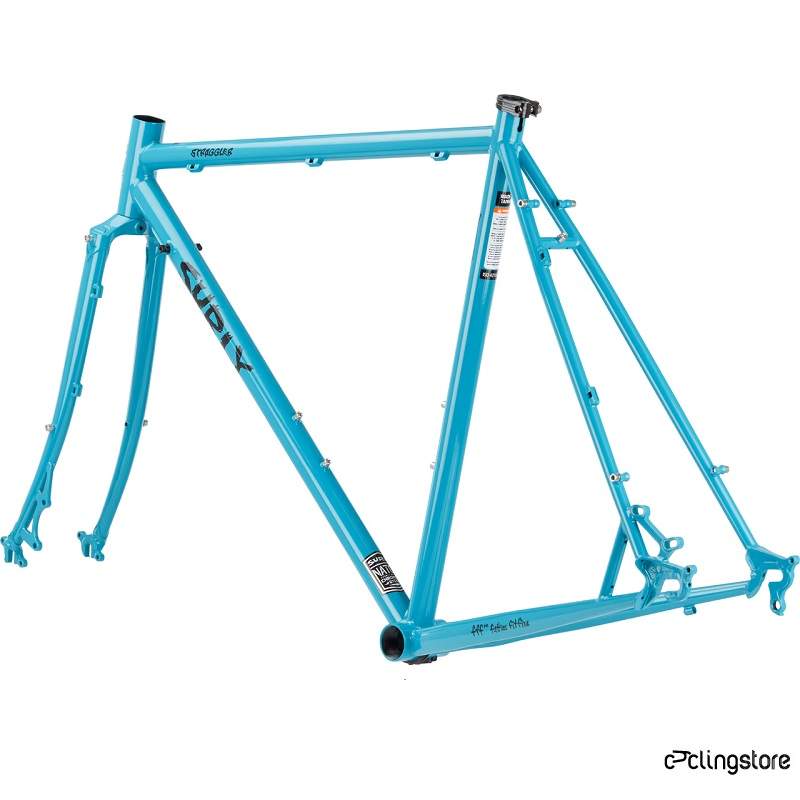 Cadre et Fourche Gravel SURLY Straggler Bleu Clair - Idéal pour Vélo Gravel